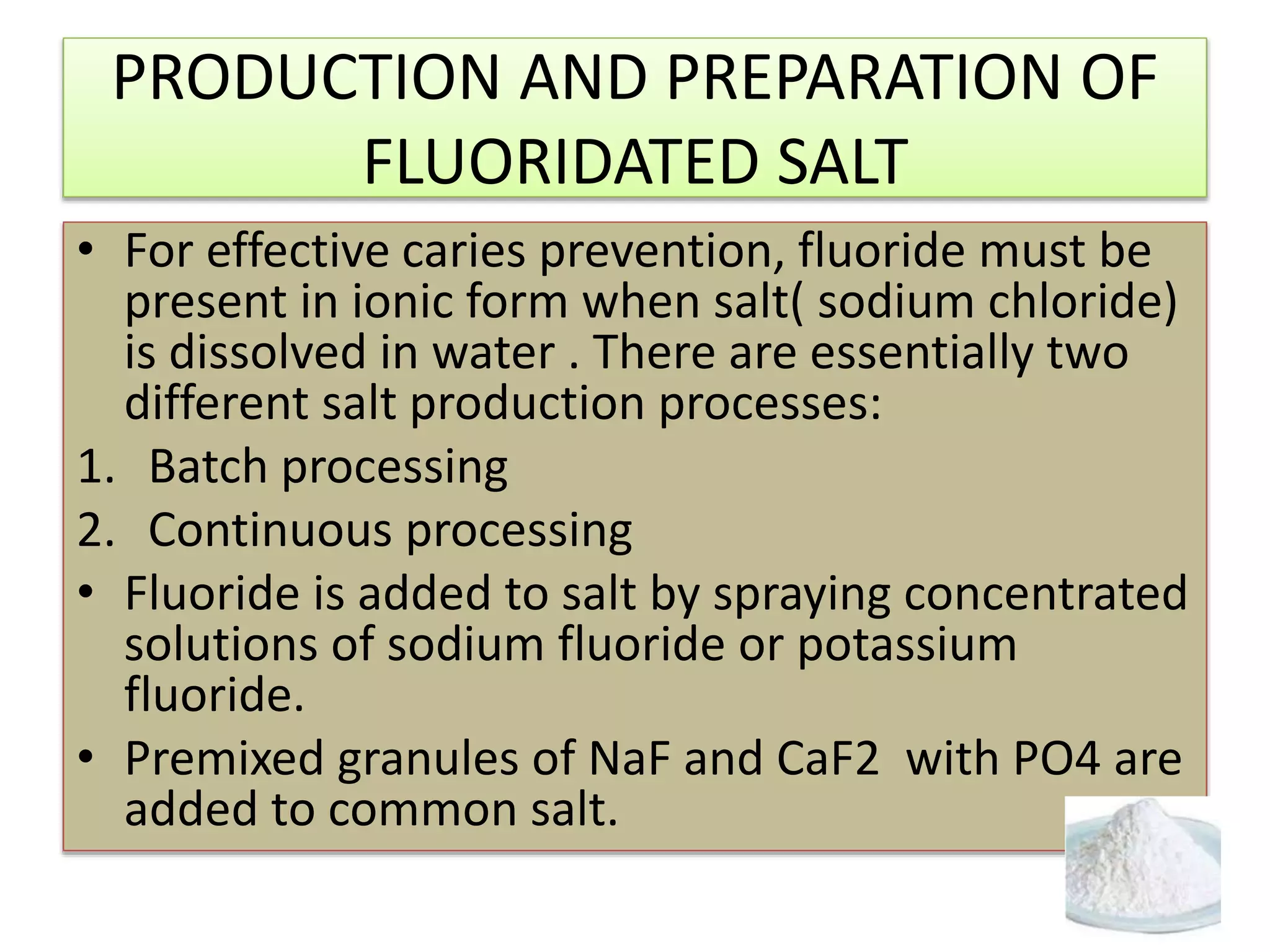 Systemic fluorides | PPTX