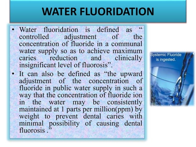 Systemic fluorides | PPTX