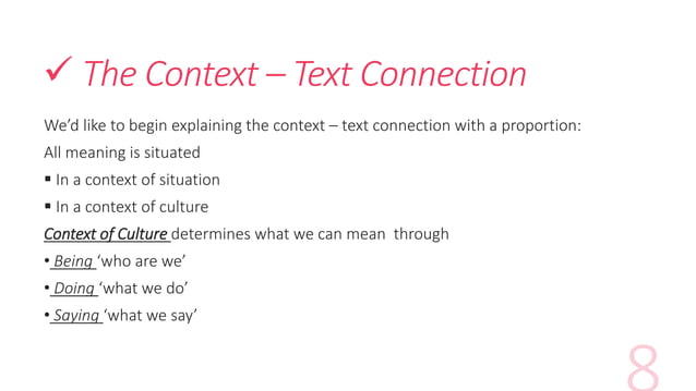 Systemic functional grammar | PPTX