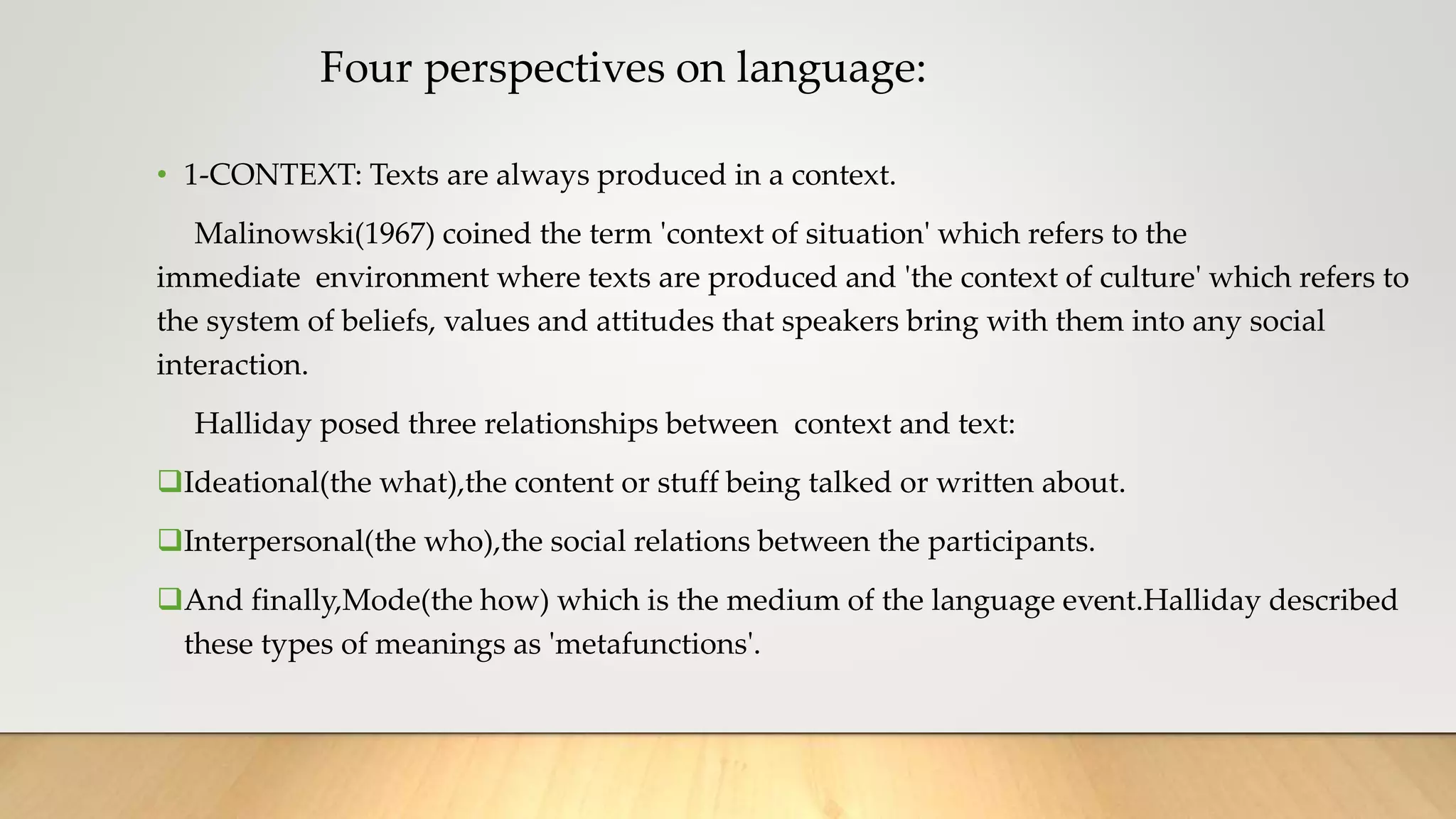 A genre-based model of language | PPTX