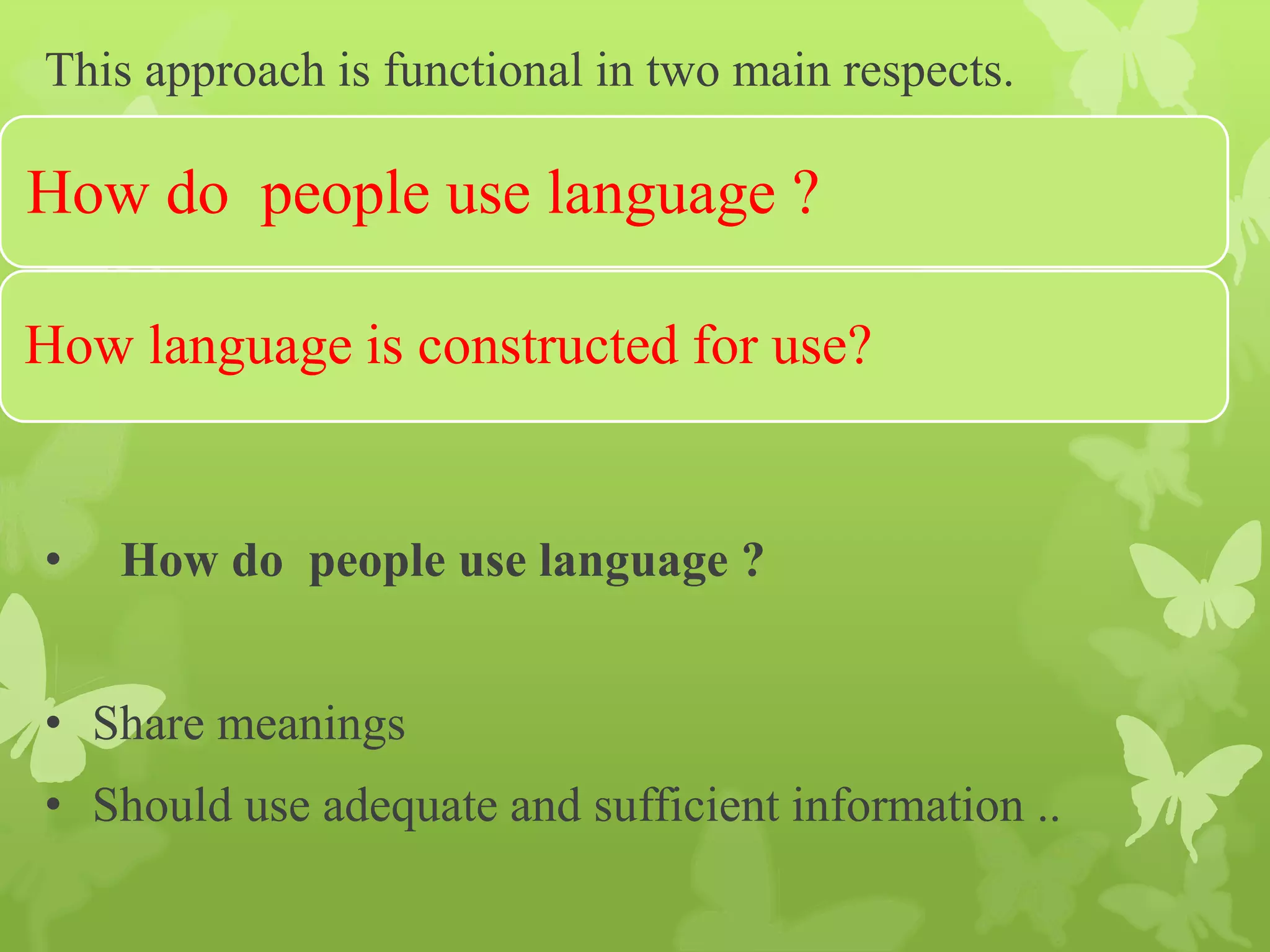 Systemic Functional Linguistics Pptx Programming Languages Computing