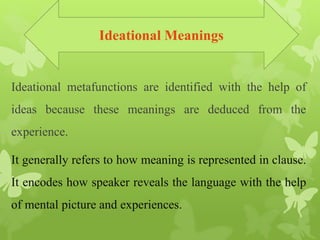 Systemic Functional Linguistics | PPTX