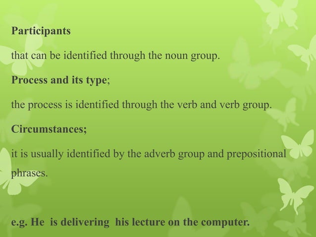 Systemic Functional Linguistics Pptx Programming Languages Computing