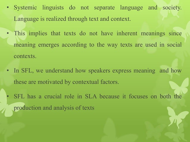 Systemic Functional Linguistics Pptx Programming Languages Computing