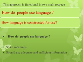 Systemic Functional Linguistics | PPTX | Programming Languages | Computing