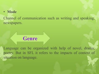 Systemic Functional Linguistics | PPTX