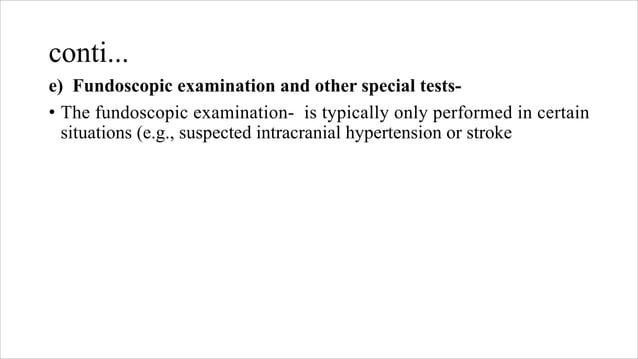 Systemic health examination ppt | PDF
