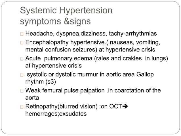 Systemic hypertension | PPTX | Heart and Cardiovascular Diseases ...