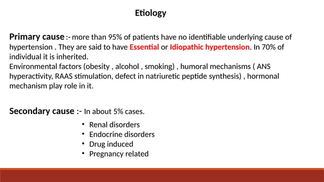 systemic hypertension - general medicine by - hardik.pptx