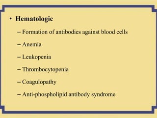 Systemic lupus | PPTX