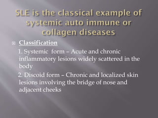 Systemic lupus erthematosus (sle) [autosaved] | PPT