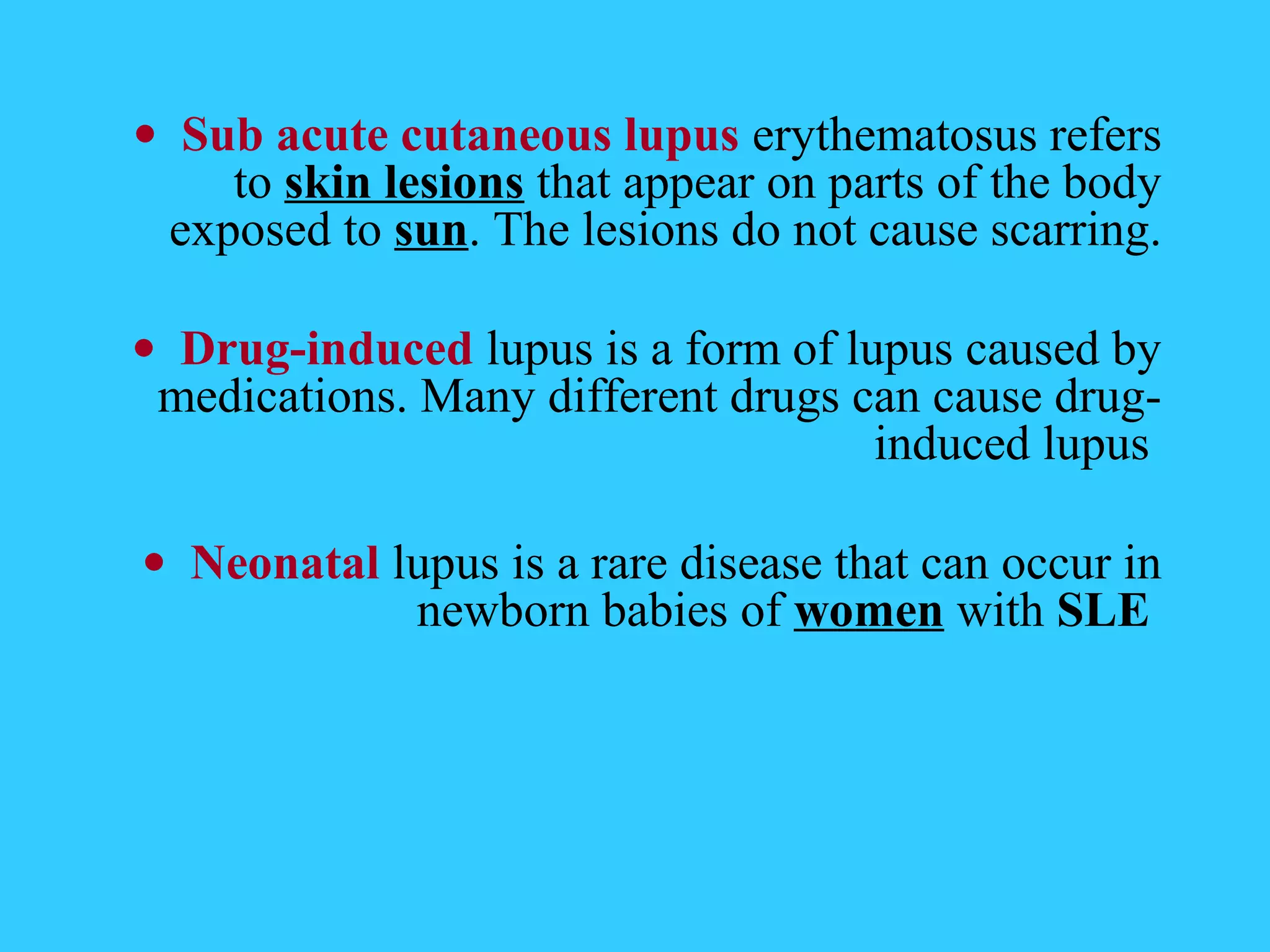 Systemic lupus erythematosus | PPT