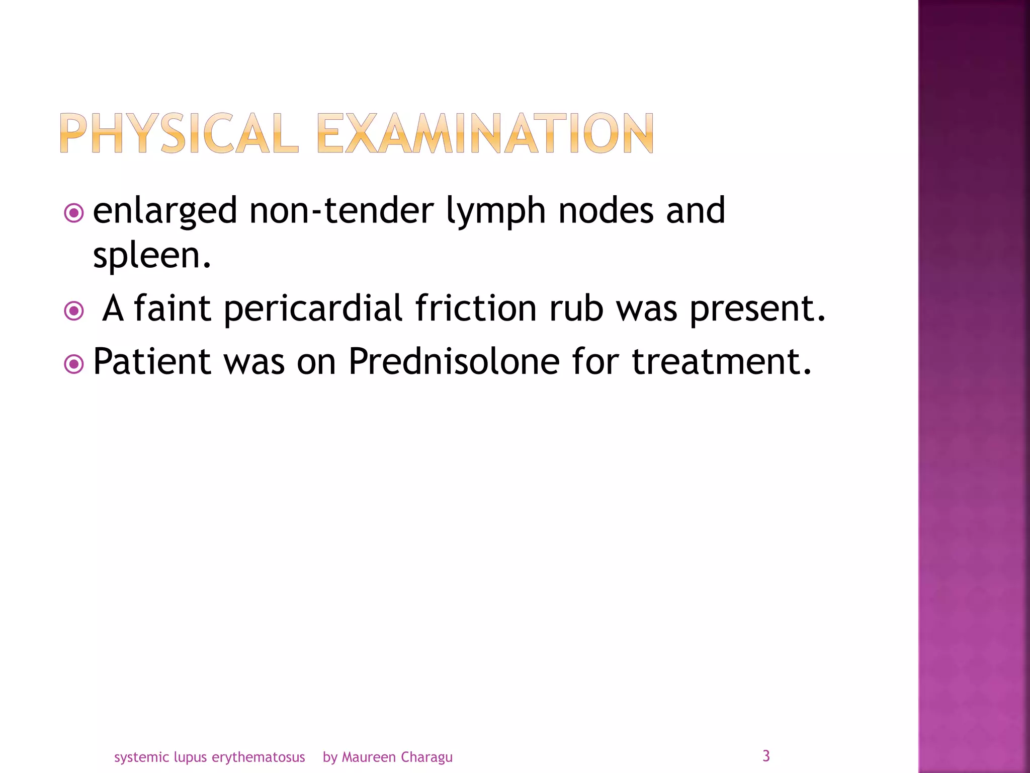Systemic lupus erythematosus. | PPTX