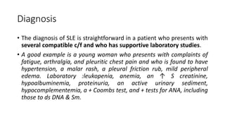 Systemic lupus erythematosus | PPTX