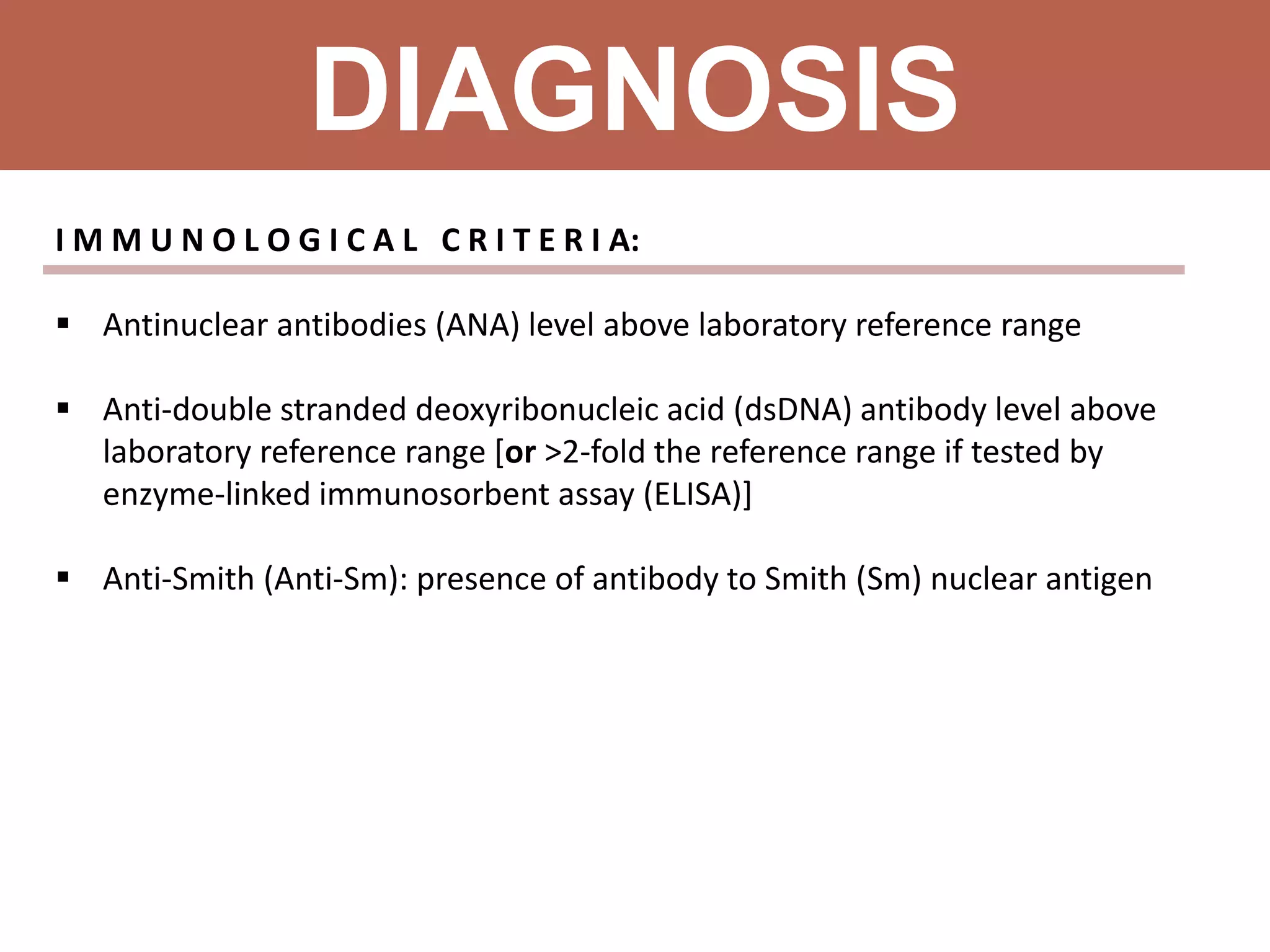 Systemic lupus erythematosus (SLE) | PPTX