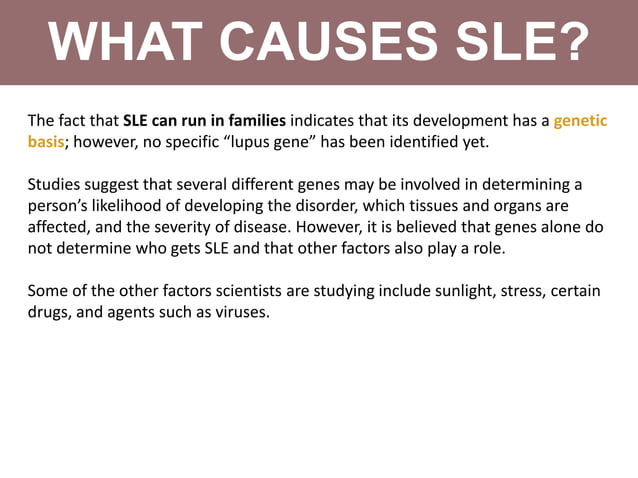 Systemic lupus erythematosus (SLE) | PPTX