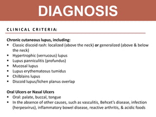 Systemic lupus erythematosus (SLE) | PPTX