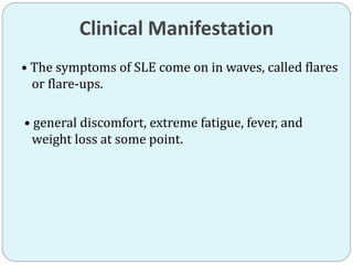 Systemic lupus erythematosus | PPTX