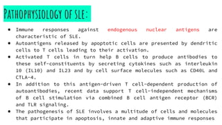 Systemic lupus erythematosus (SLE) | PPT