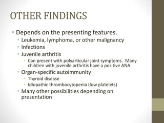 Systemic lupus erythematosus | PPT