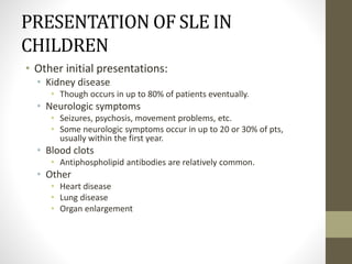 Systemic lupus erythematosus | PPT