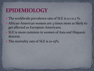 Systemic lupus erythematosus | PPTX