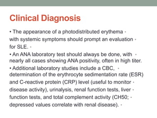 Systemic lupus erythematosus | PPTX