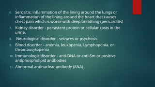 Systemic Lupus Erythematosus............. | PPTX