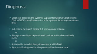 Systemic Lupus Erythematosus............. | PPT