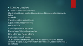 Systemic Lupus Erythematosus............. | PPTX