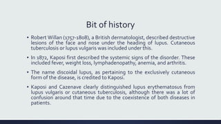 Systemic lupus erythematosus | PPT