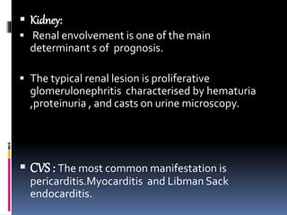 Systemic lupus erythematosus | PPT