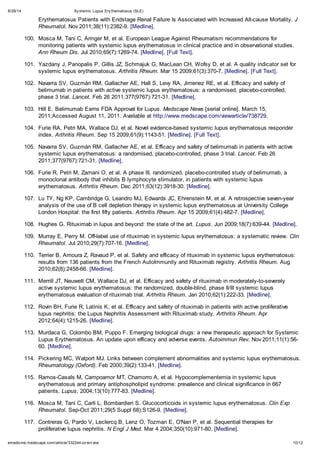 Systemic lupus erythematosus (sle) | PDF