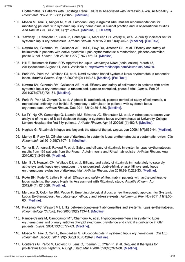 Systemic lupus erythematosus (sle) | PDF