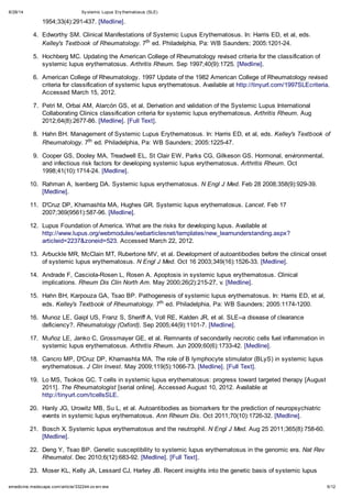 Systemic lupus erythematosus (sle) | PDF
