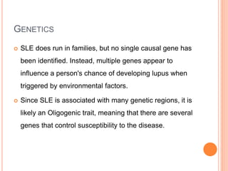 Systemic lupus erythematosus (sle) | PPTX