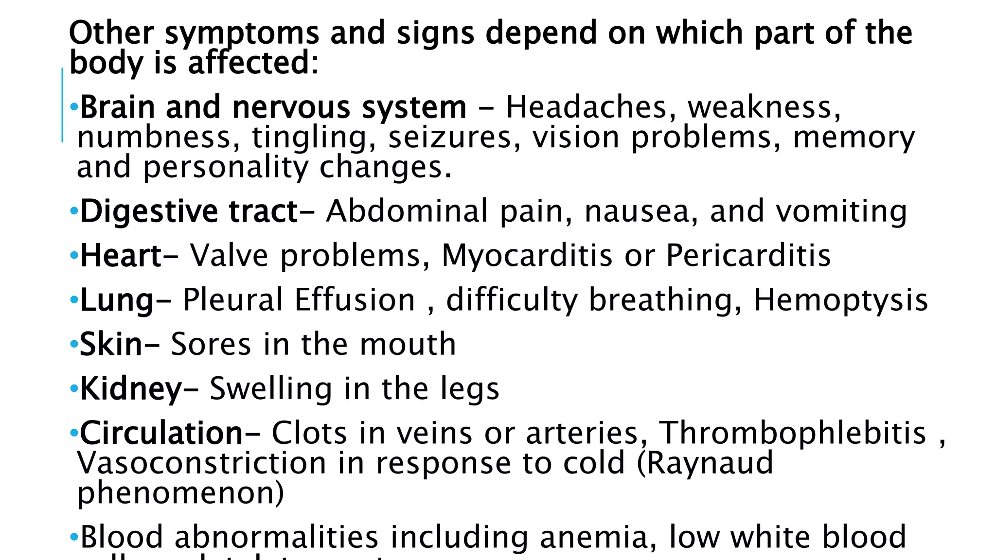 Systemic lupus erythematosus (sle) | PPTX
