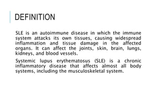 Systemic lupus erythematosus (sle) | PPTX