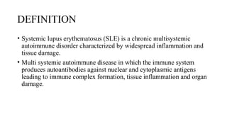 Comprehensive Overview of Systemic Lupus Erythematosus (SLE ...