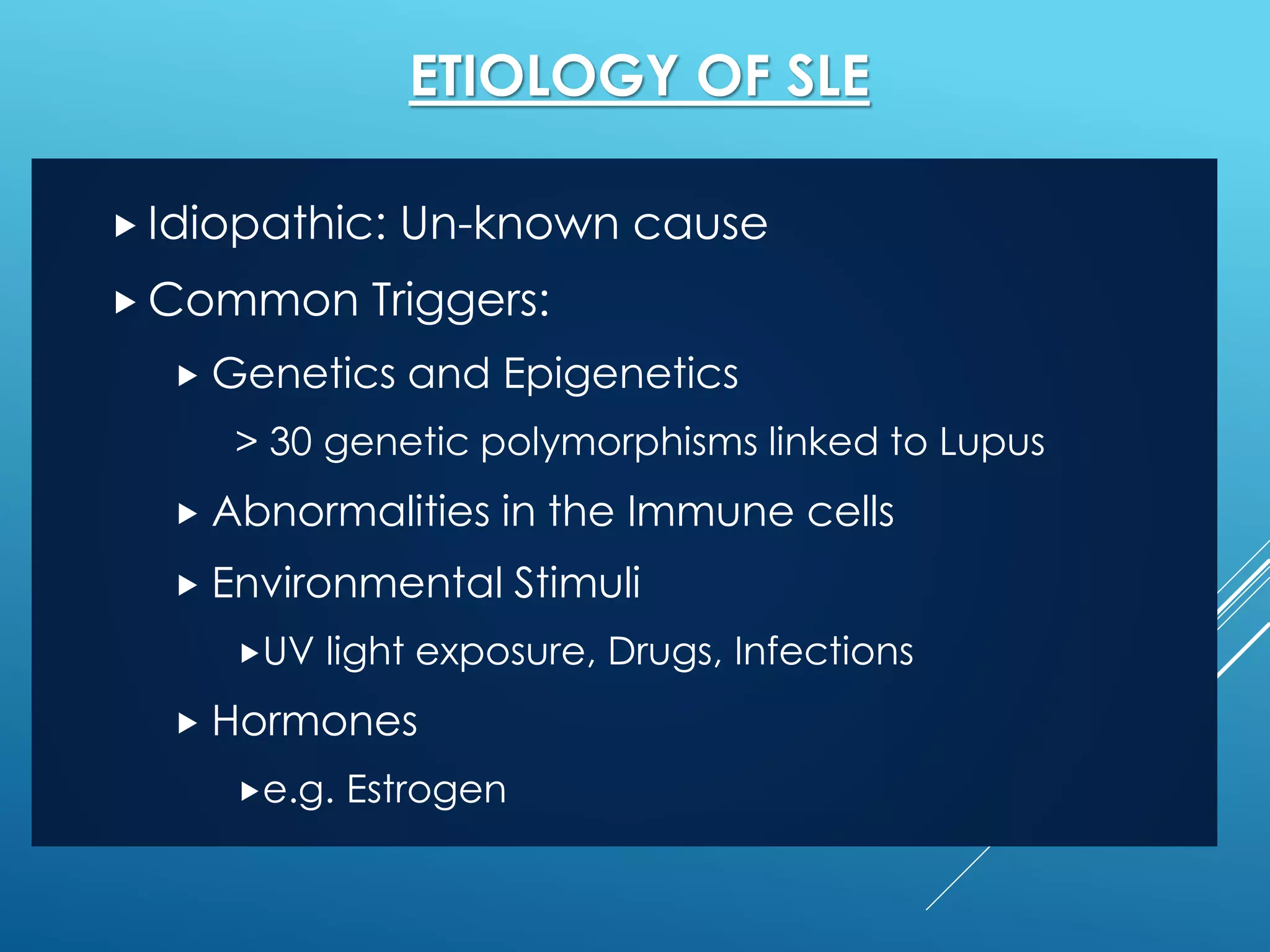 Systemic Lupus Erythematosus (SLE) | PDF