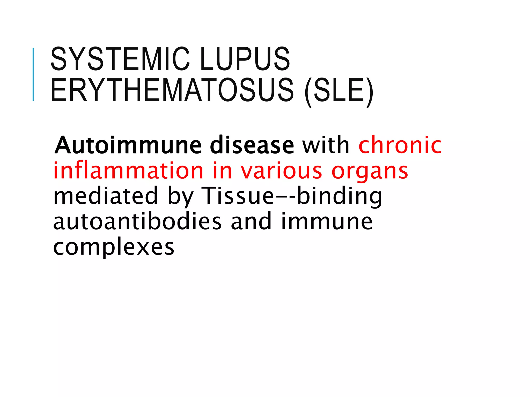 Systemic lupus erythematousus | PPTX
