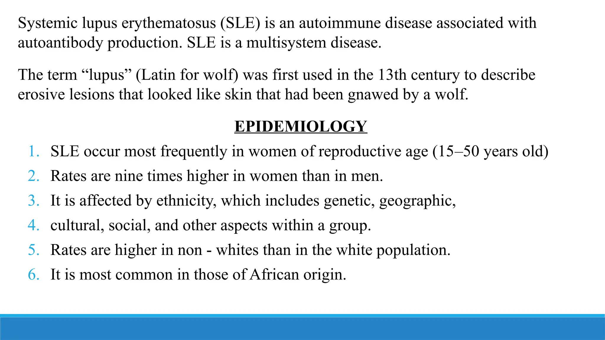 SYSTEMIC LUPUS ERYTHROMATOUS Pharm D 3 year.pptx