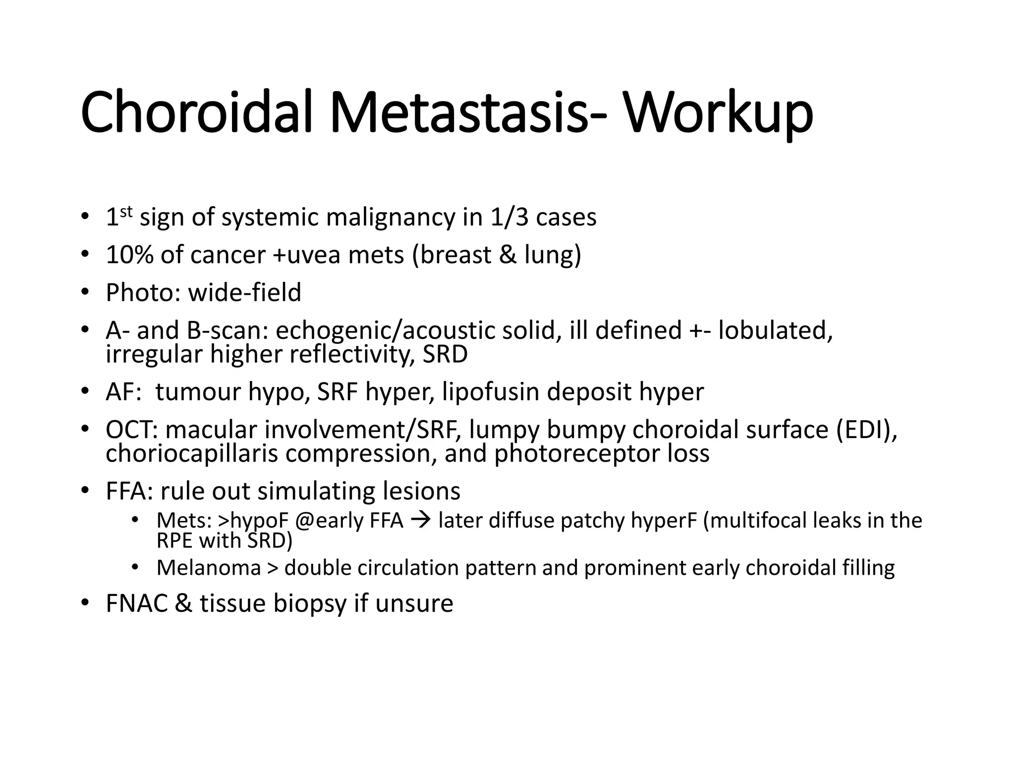 Systemic Malignancy and Eye | PPTX