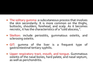 Systemic manifestation of acquired syphilis | PPTX