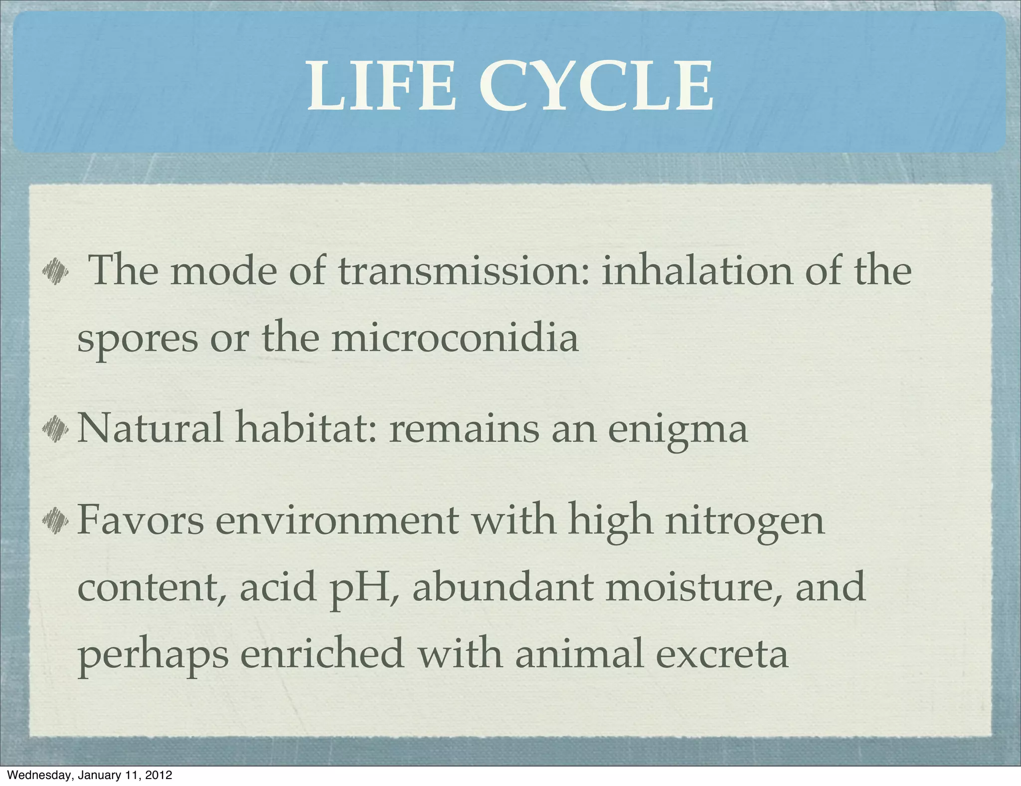 Systemic mycoses | PDF