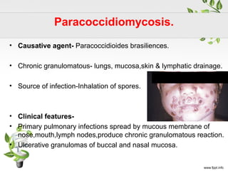 Systemic mycoses by Dr. Rakesh Prasad Sah | PPT