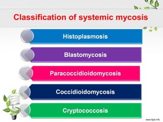 Systemic mycoses by Dr. Rakesh Prasad Sah | PPT