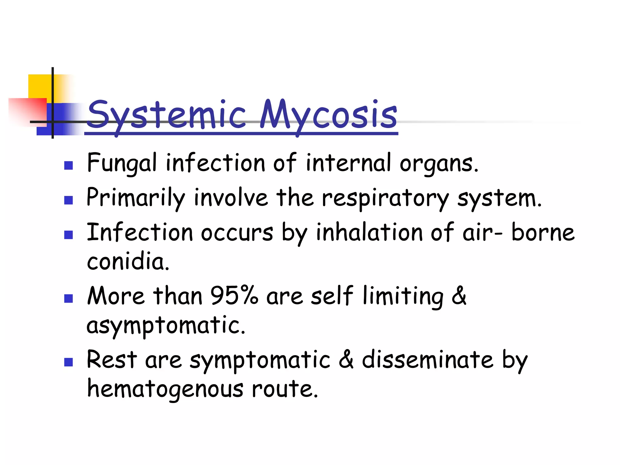 Systemic mycosis | PPT