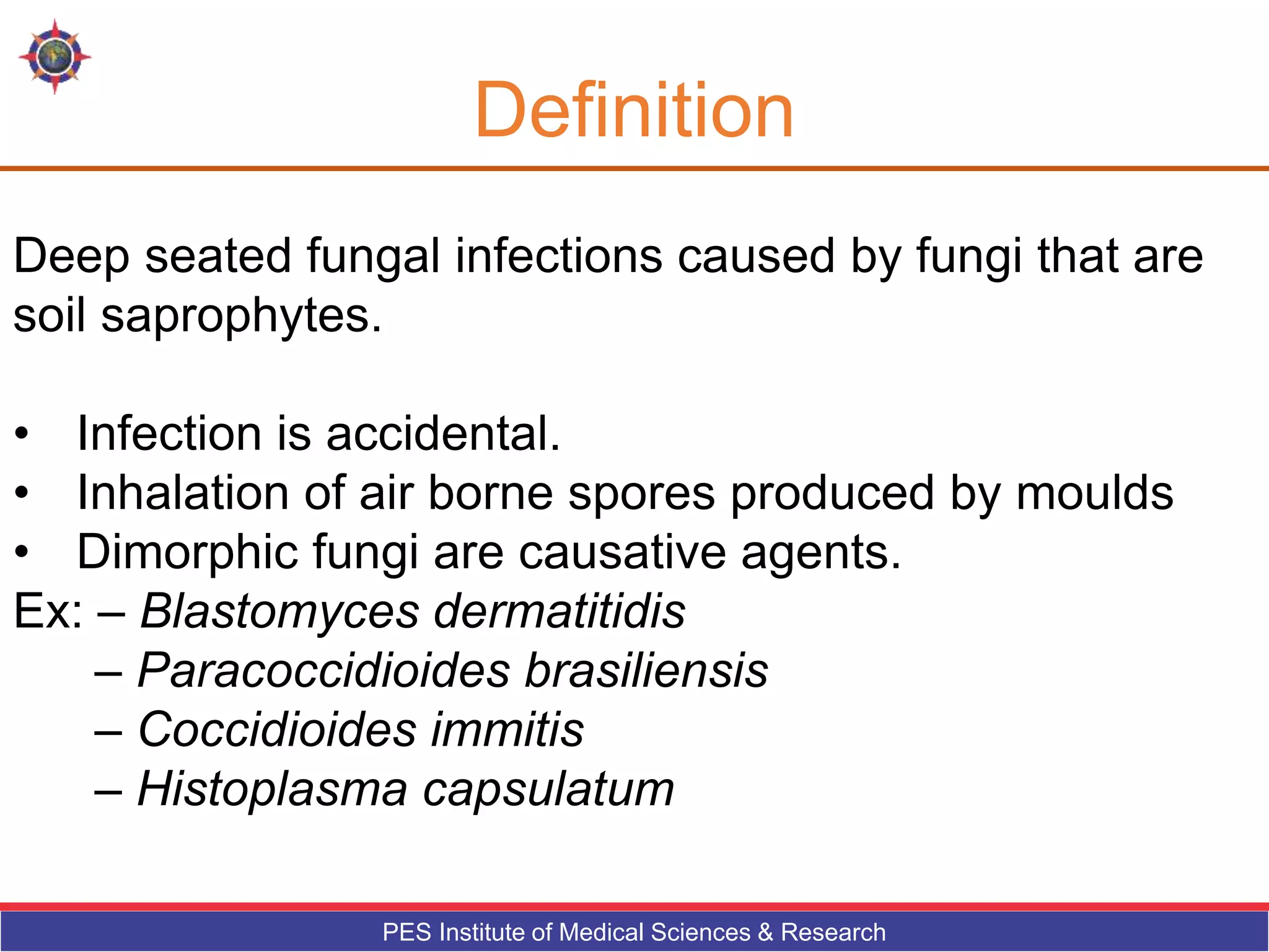 Systemic Mycosis | PPTX