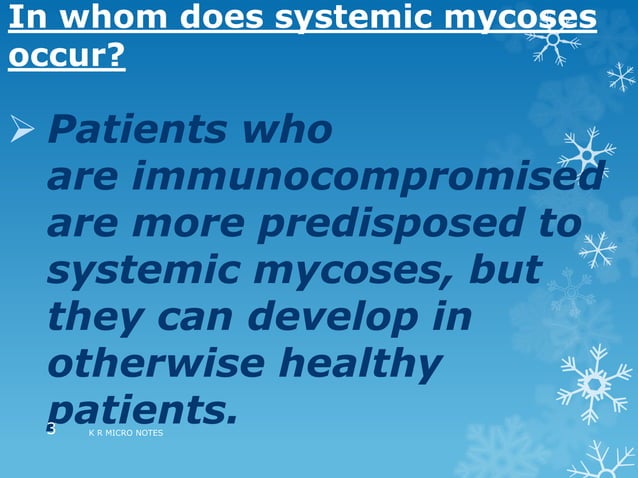 SYSTEMIC MYCOSIS .pptx
